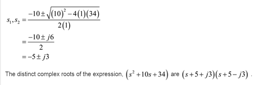 Solved Why did it become positive 5??? The distinct complex | Chegg.com