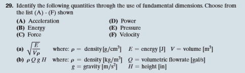 Solved Identify the following quantities through the use of | Chegg.com