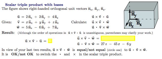 Solved The Figure Shows Right-handed Orthogonal Unit Vectors
