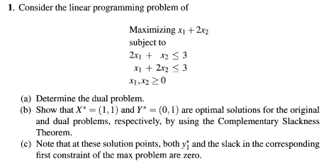 Solved Consider the linear programming problem of | Chegg.com