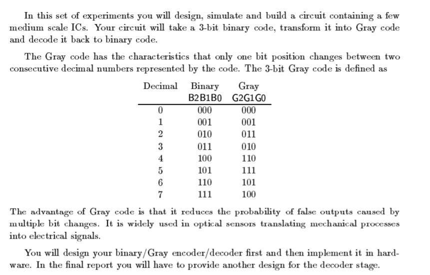 Solved In this set of experiments you will design, simulate | Chegg.com
