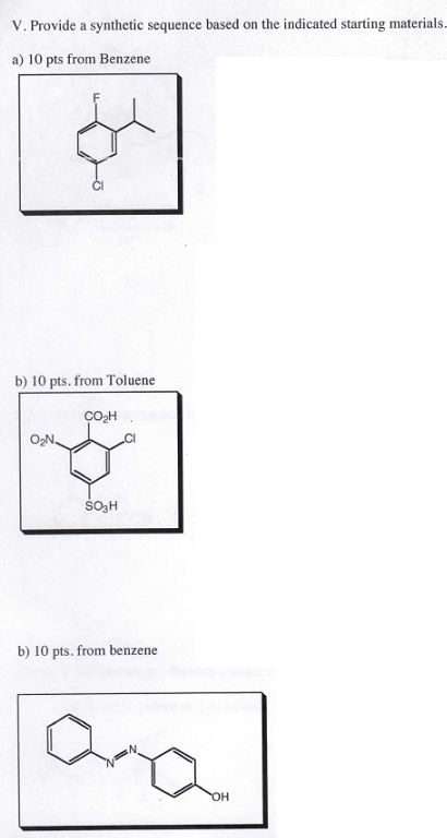 Solved Provide a synthetic sequence based on the indicated | Chegg.com