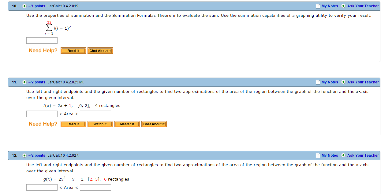 Solved Use The Properties Of Summation And The Summation