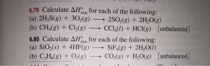 Solved Calculate Delta H_rxn^degree for each of the | Chegg.com