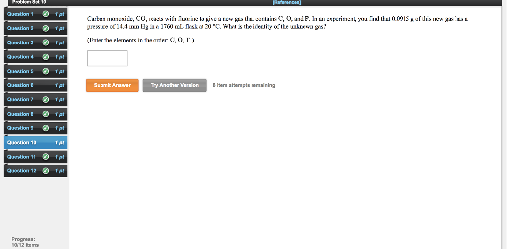 Solved Problem Set 10 Question 1 1pt Question 21pt Question | Chegg.com Solved Problem Set 10 Question 1 1pt Question 21pt Question | Chegg.com