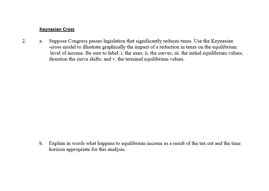 Solved 2. . Suppose Congress passes legislation that | Chegg.com