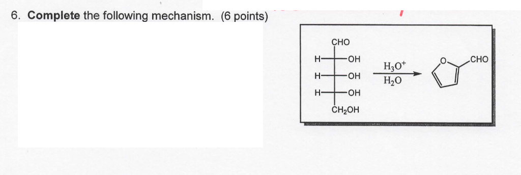 Solved Complete the following mechanism. | Chegg.com