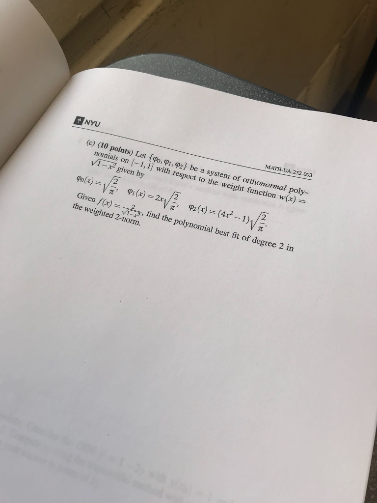 Solved NYU MATH-UA.252-003 (c) (10 points) Let (po, p1, (p2 | Chegg.com