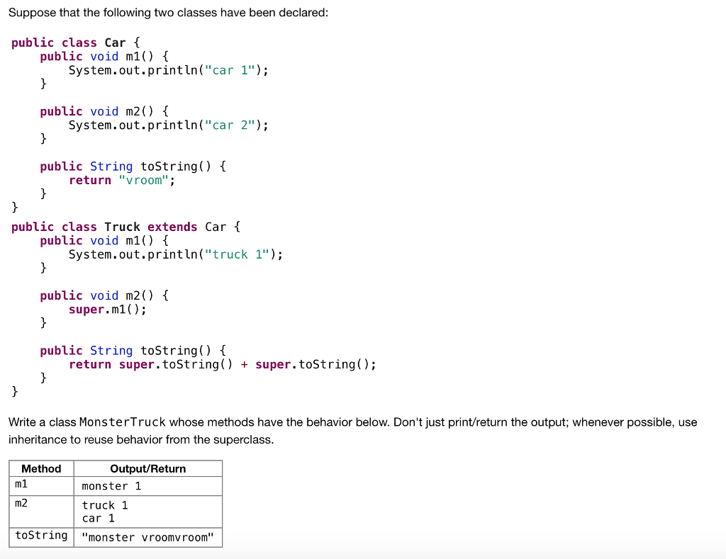 Solved Every method should have a commented header. It | Chegg.com
