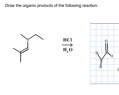Solved Draw the organic products of the following reaction. | Chegg.com