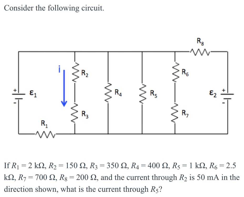 Solved Consider the following circuit. R6 R5 4 R7 If Ri = 2 | Chegg.com