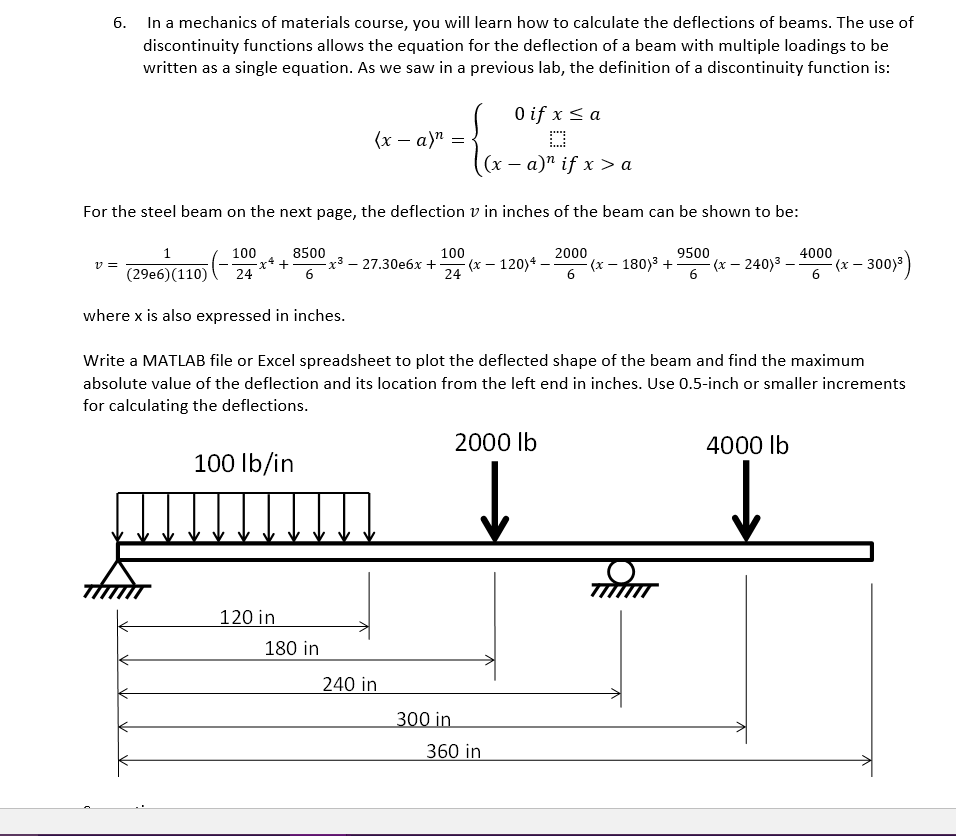 Solved 6. In a mechanics of materials course, you will learn | Chegg.com