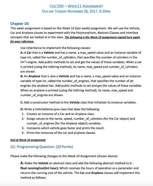 Solved Already have chapter 10 first part done but do not | Chegg.com