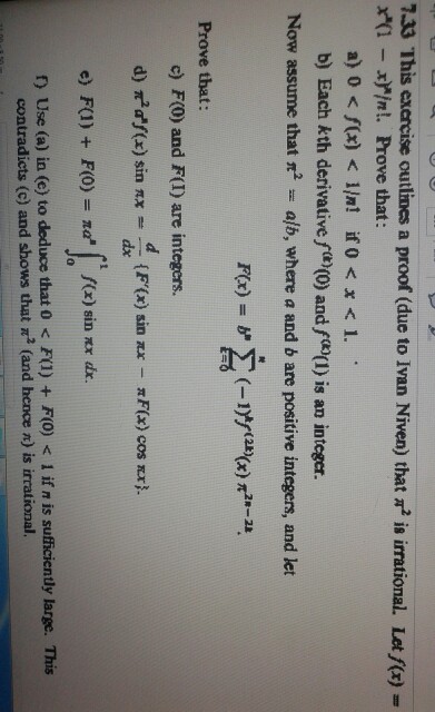 Solved 7.33 This exercise outlines a proof (due to Ivan | Chegg.com