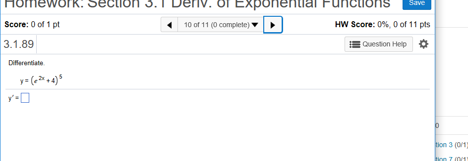 Solved Save Score 0 Of 1 Pt 10 Of 11 0 Complete Hw