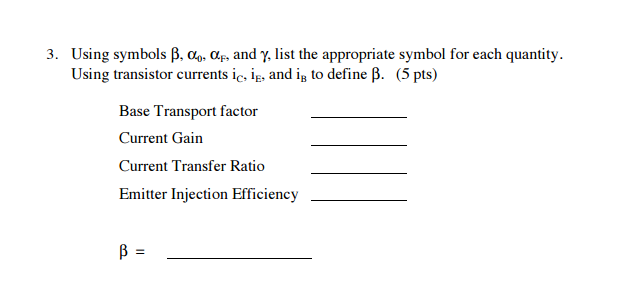 Solved Using symbols beta, alpha0, alphaF, and gamma list | Chegg.com