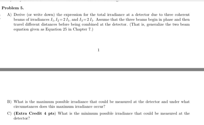 Solved Derive (or write down) the expression for the total | Chegg.com