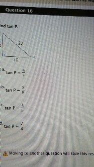 Solved Find tan P. a. tan P = 4/3 b. tan P = 3/5 c. tan P | Chegg.com