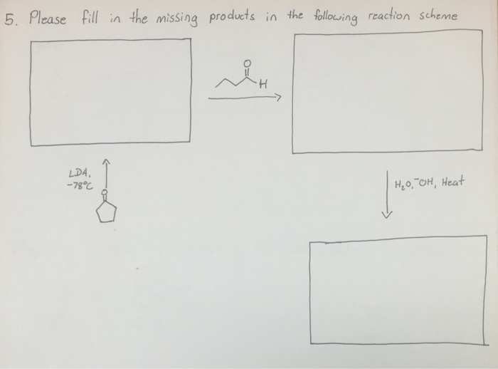Solved Fill in the missing products in the following | Chegg.com