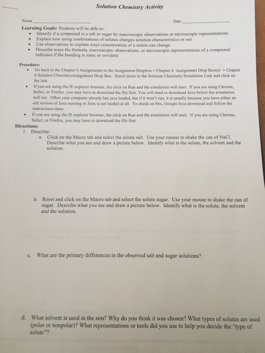 Solved Identify if a compound is a salt or sugar by | Chegg.com