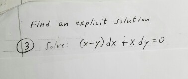 Solved Find an explicit solution | Chegg.com