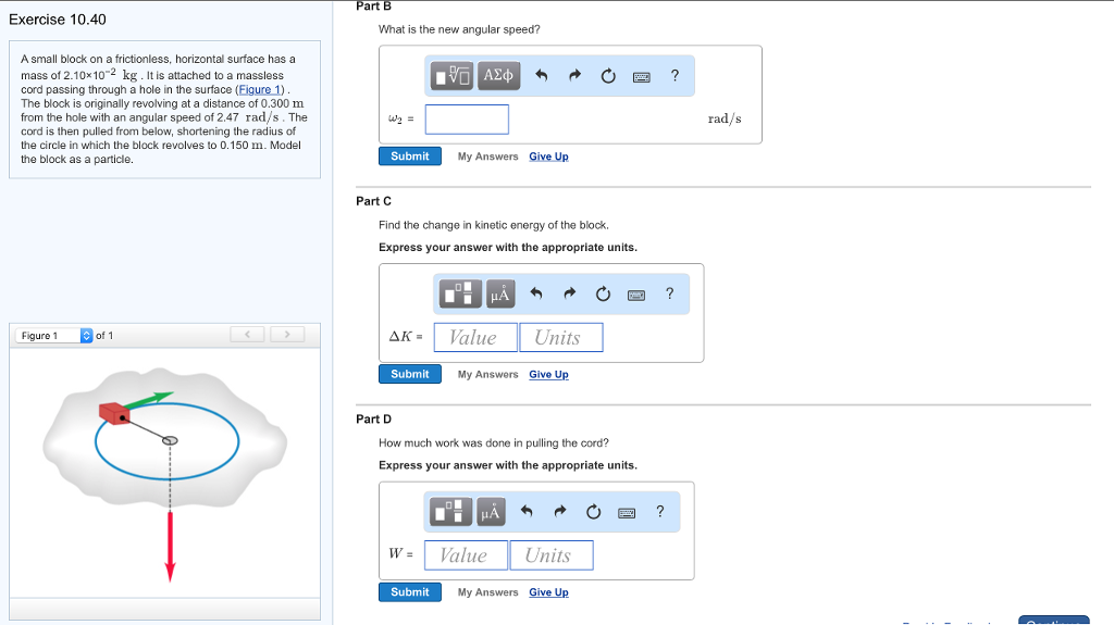 Solved A small block on a frictionless, horizontal surface | Chegg.com