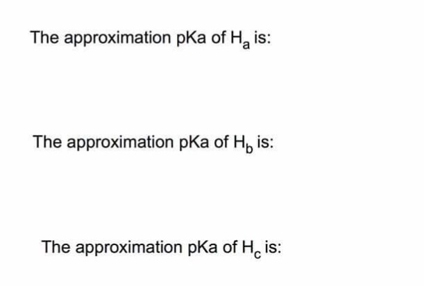 Solved Assign the approximate pKa value to each lettered | Chegg.com