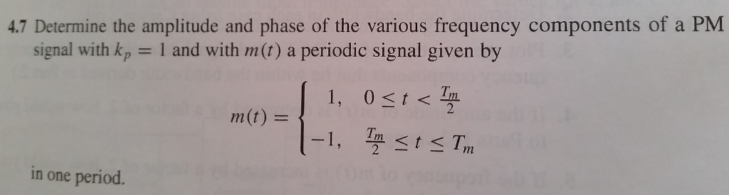 Solved Determine the amplitude and phase of the various | Chegg.com