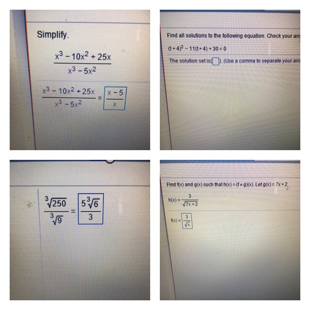 Solved Simplify X 3 10x 2 25x x 3 5x 2 X 3 10x 2 Chegg