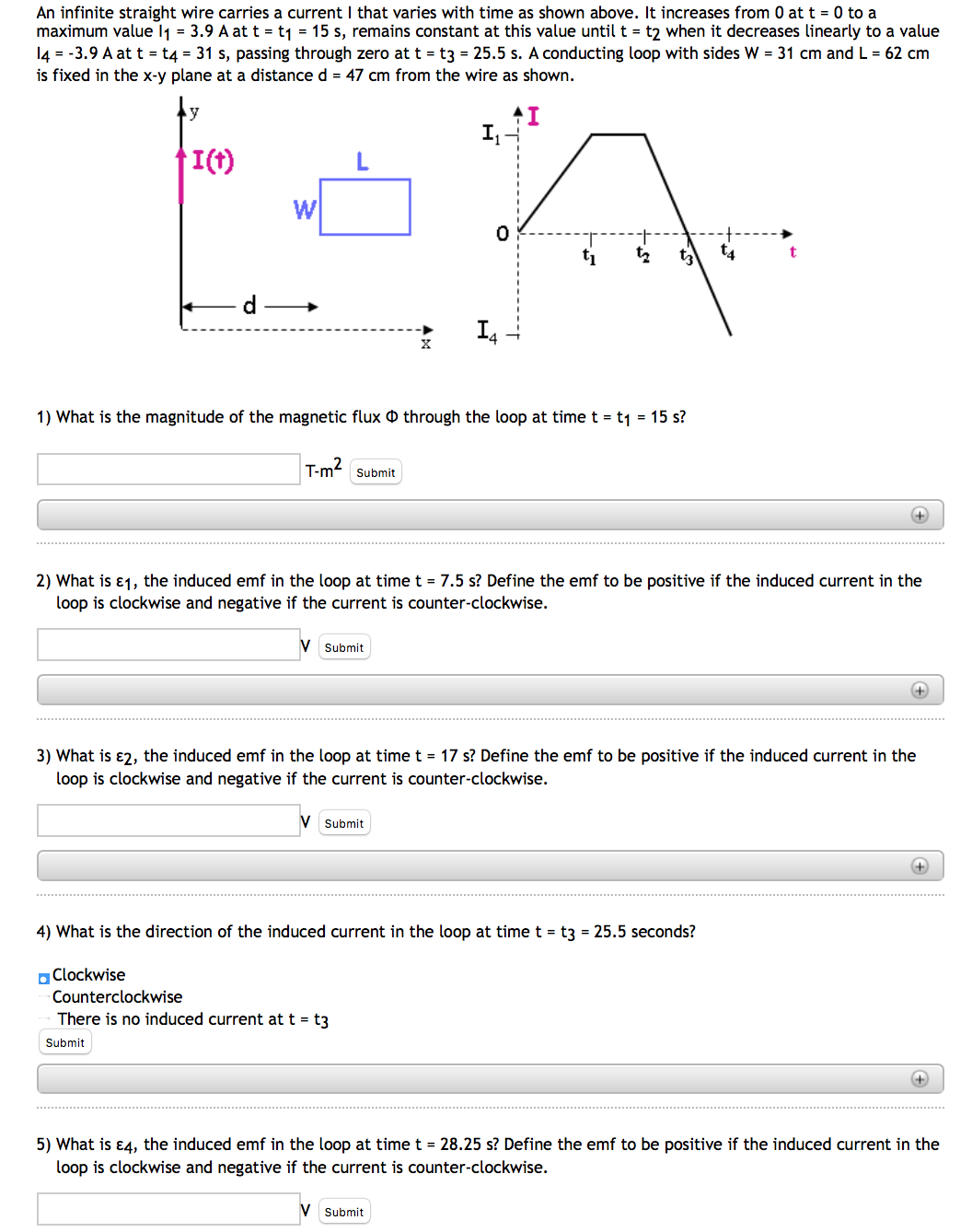 Solved An infinite straight wire carries a current I that | Chegg.com