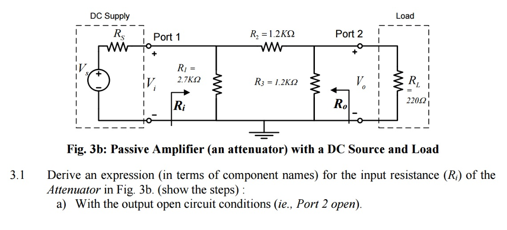 Solved Derive an expression (in terms of component names) | Chegg.com