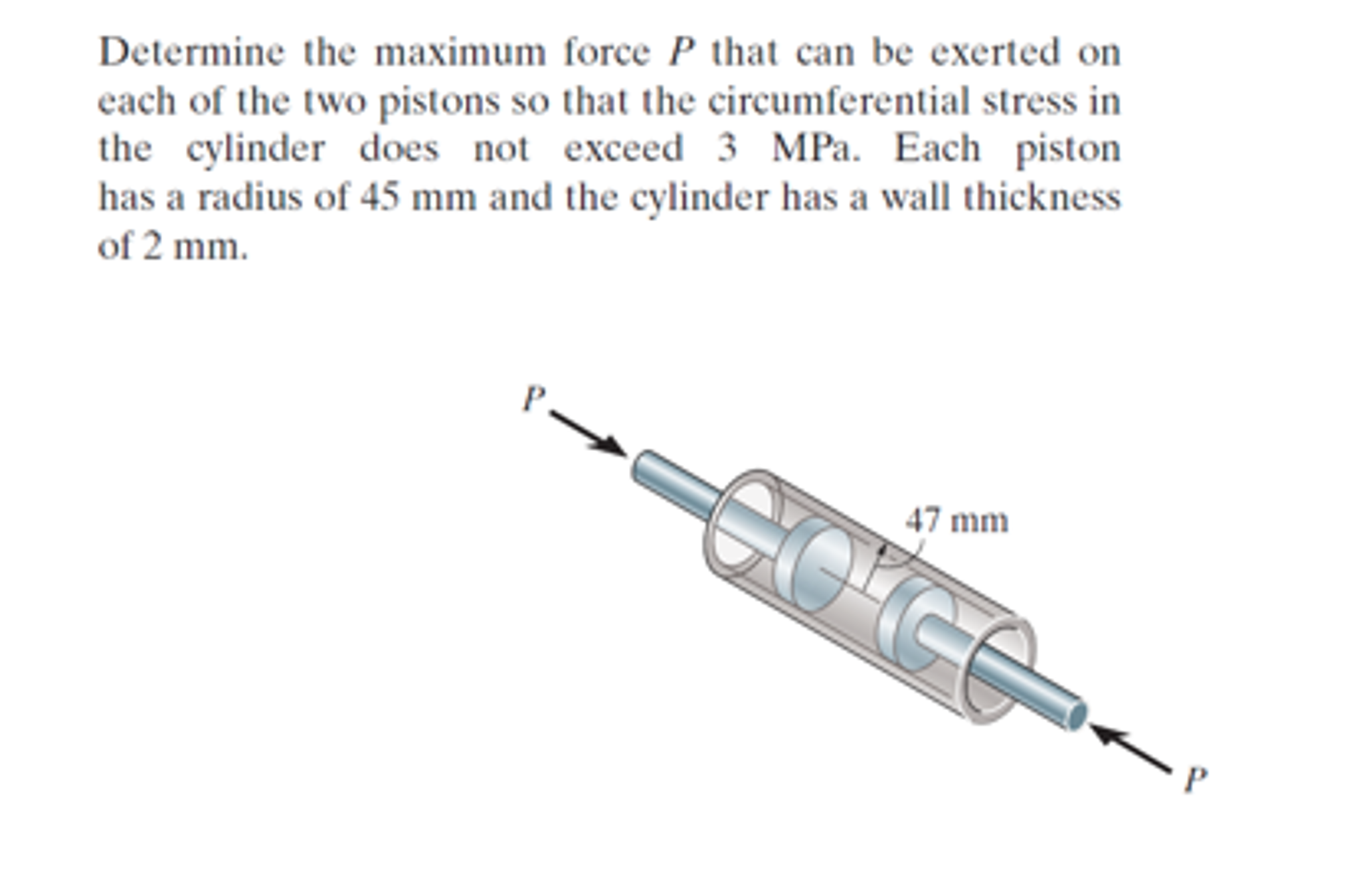 Solved Determine The Maximum Force P That Can He Exerted On