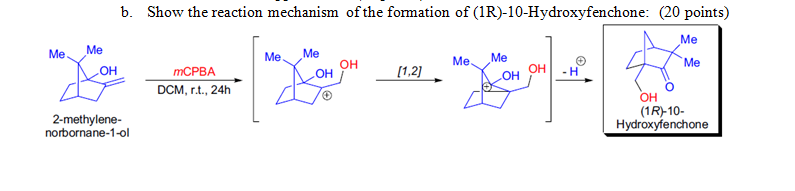 Solved b. Show the reaction mechanism of the formation of | Chegg.com