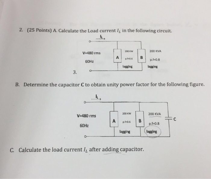 Solved Calculate the Load current I_L in the following | Chegg.com