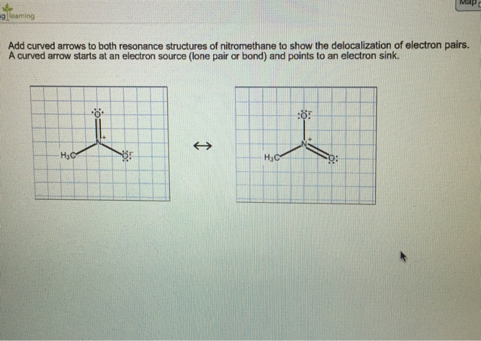 Solved Add curved arrows to both resonance structures of | Chegg.com