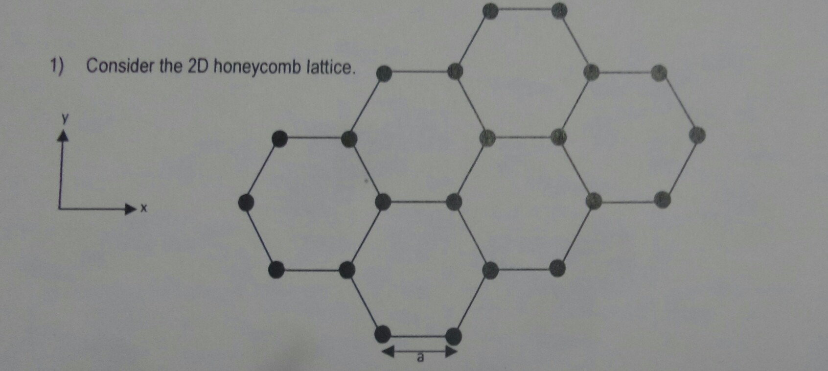 Solved c) Graphite comprises the equidistant stacking of | Chegg.com