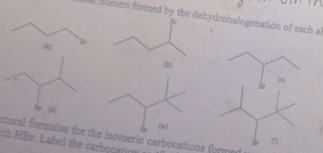Solved Draw all possible constitutional isomers formed by | Chegg.com