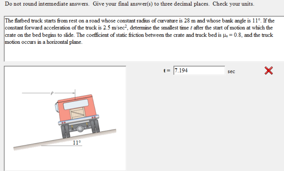 Solved you do not need truck mass to solve. Please do not | Chegg.com