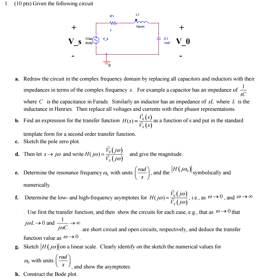 Solved Given the following circuit a. Redraw the circuit in | Chegg.com Solved Given the following circuit a. Redraw the circuit in | Chegg.com