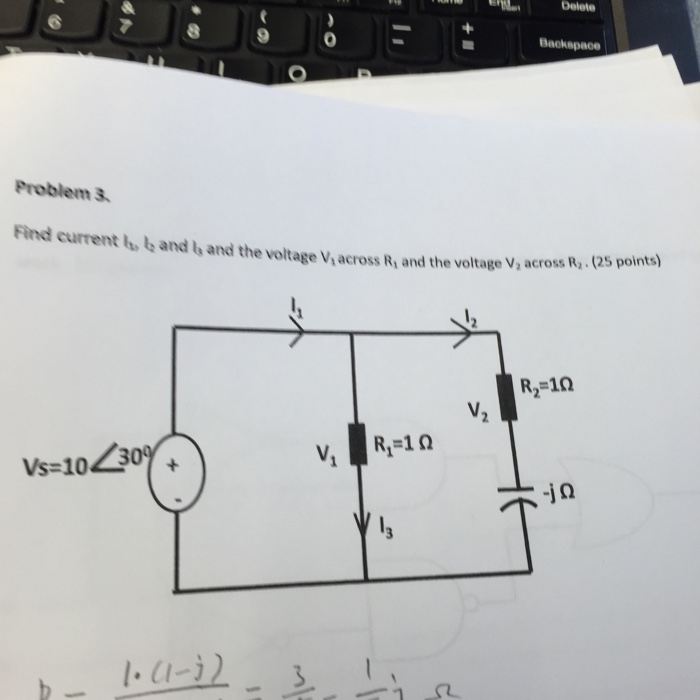 Solved Problem 3Find current I1, I2 and I3 and the voltage | Chegg.com Solved Problem 3Find current I1, I2 and I3 and the voltage | Chegg.com