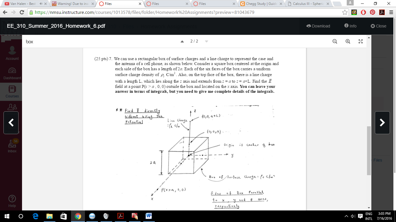 Solved C Chegg Study I Guide X D Calculus III Spheric X Van | Chegg.com