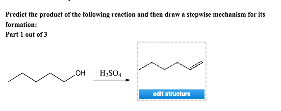 Solved Predict the following reaction and then draw a | Chegg.com
