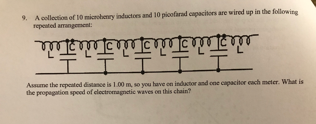 Solved A collection of 10 microhenry inductors and 10 | Chegg.com