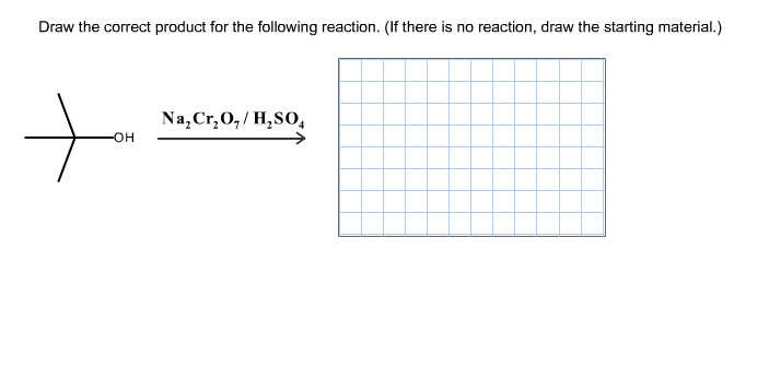 Solved Draw the correct product for the following reaction. | Chegg.com