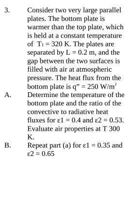 Solved Consider two very large parallel plates. The bottom | Chegg.com