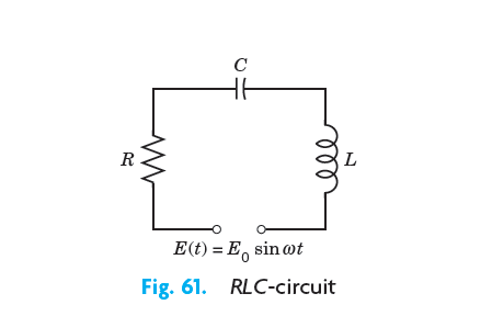 Solved 8-14 Find the steady-state current in the RLC-circuit | Chegg.com