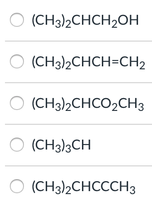 Solved Which of the following molecules has a characteristic | Chegg.com