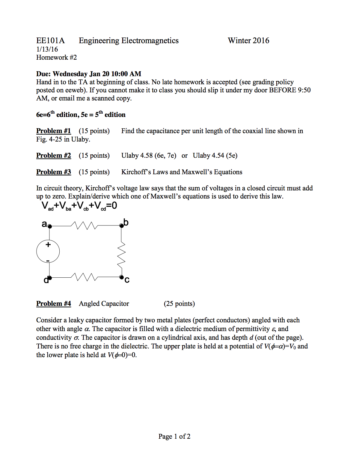 Solved Electromagnetism problems. Please help me out! Help | Chegg.com