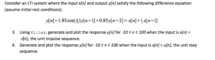 Solved Consider an LTI system where the input x[n] and | Chegg.com