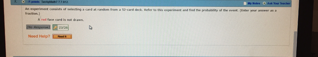 Solved An experiment consists of selecting a card at random | Chegg.com